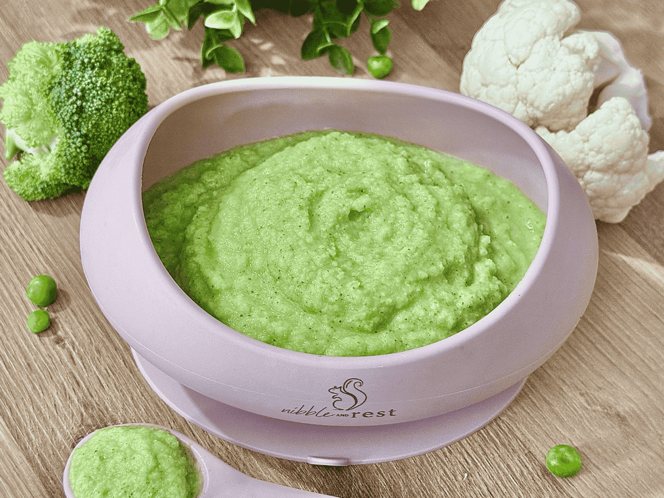 Healthy and Easy Veggie Baby Puree.
